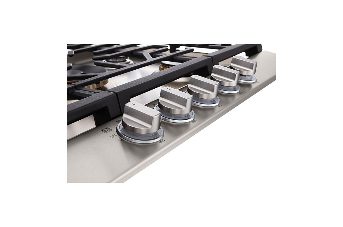 LG STUDIO 30” UltraHeat™ Gas Cooktop with EasyClean® (CBGS3028S) | LG USA