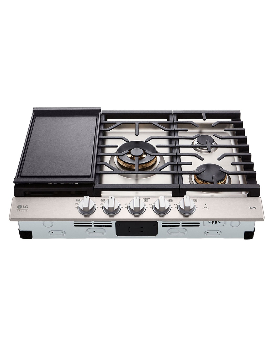 LG STUDIO 30” UltraHeat™ Gas Cooktop with EasyClean® (CBGS3028S) | LG USA