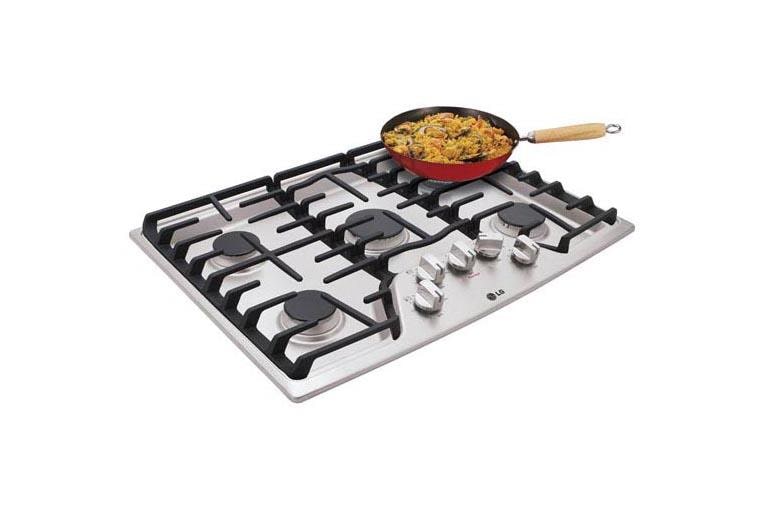 LG 30” Gas Cooktop with SuperBoil™ (LCG3011ST) | LG USA