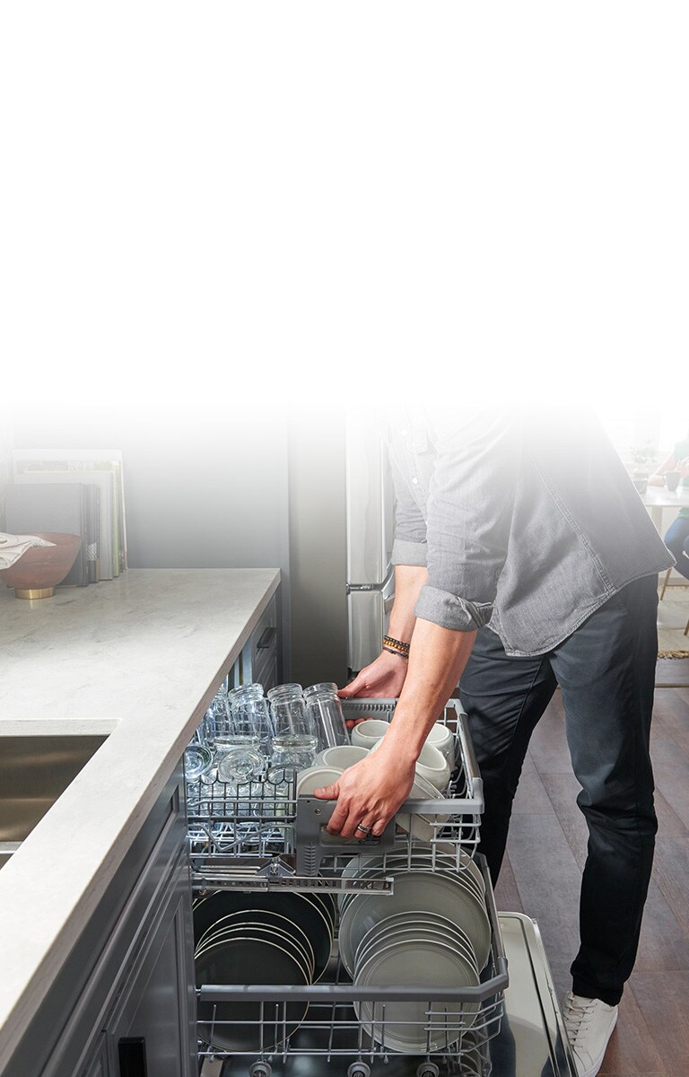 LG Smart Top Control Dishwasher with 1-Hour Wash & Dry, QuadWash® Pro ...