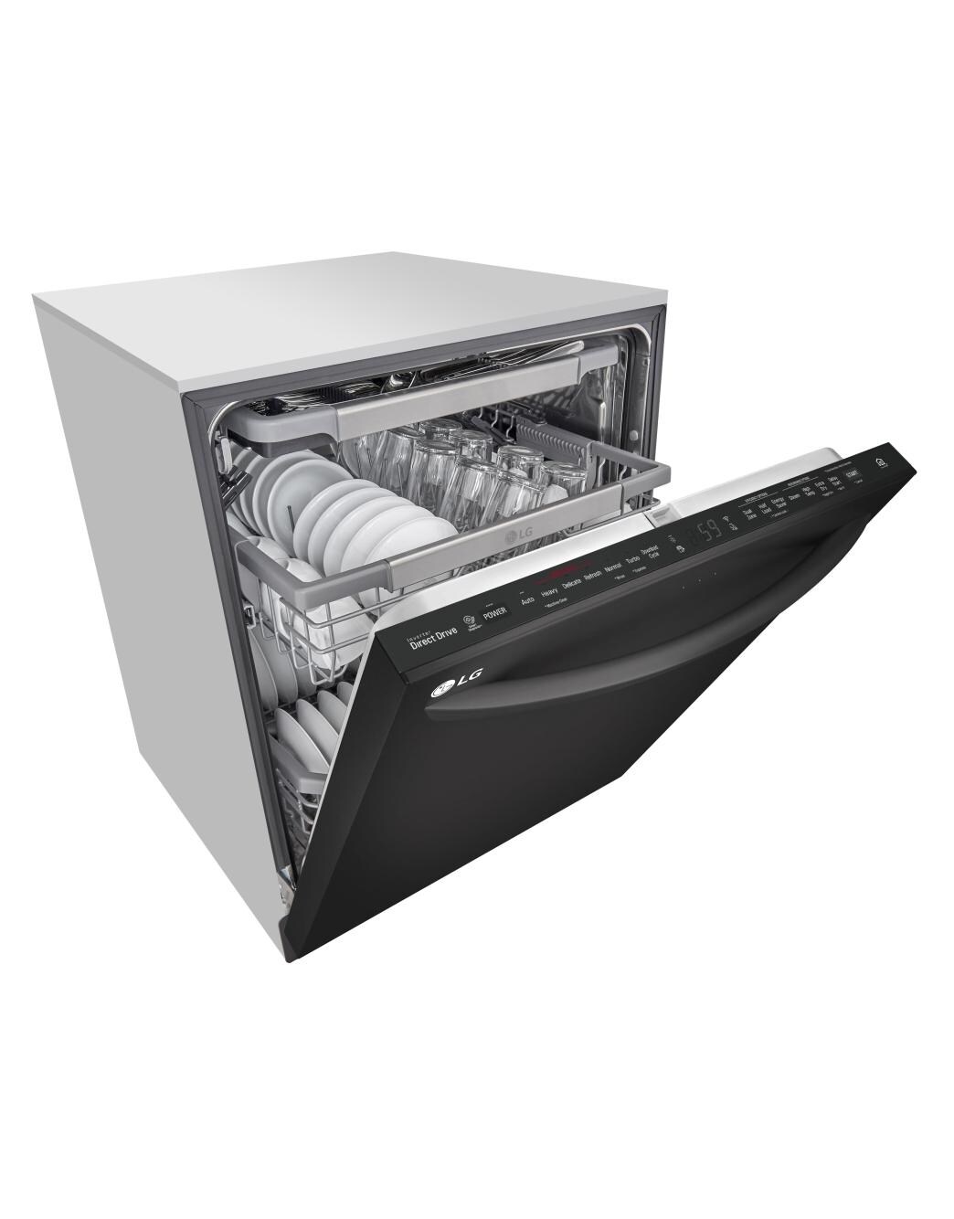 LG Top Control Dishwasher with QuadWash™ & TrueSteam® (Matte) | LG USA