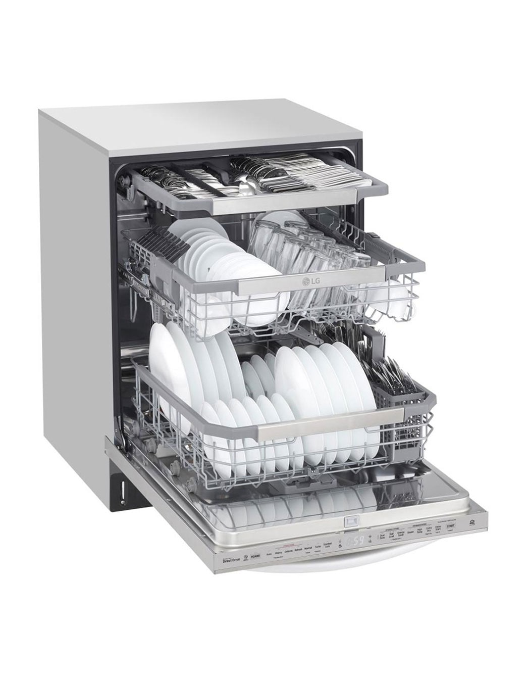 LG LDT7808SS: Top Control Smart wi-fi Enabled Dishwasher with QuadWash ...