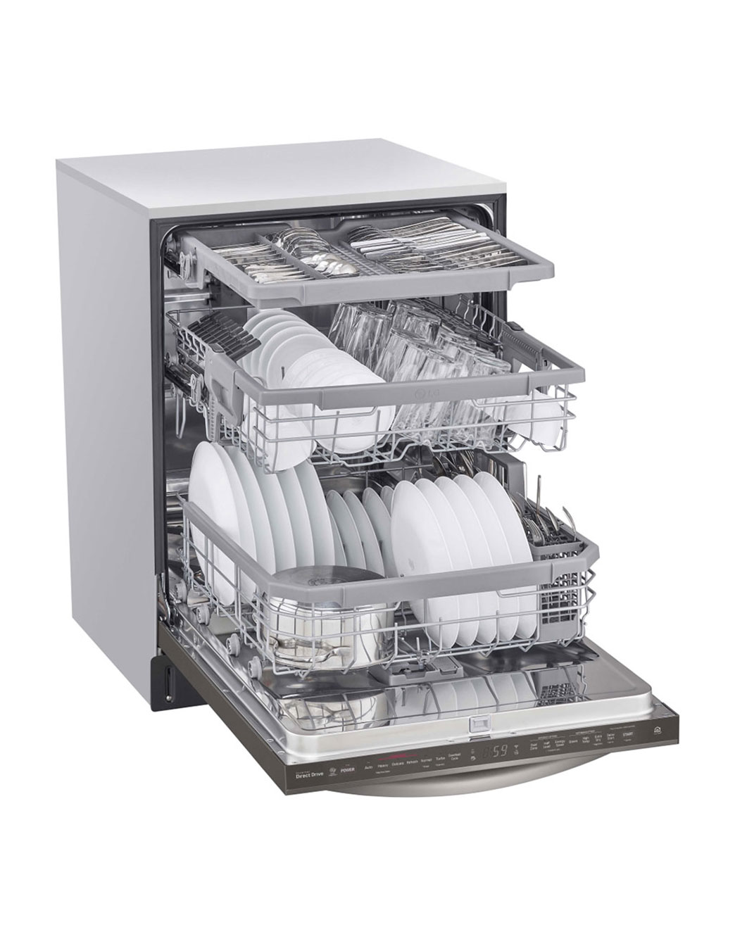 LG LDT6809BD: Top Control Smart wi-fi Enabled Dishwasher with QuadWash ...