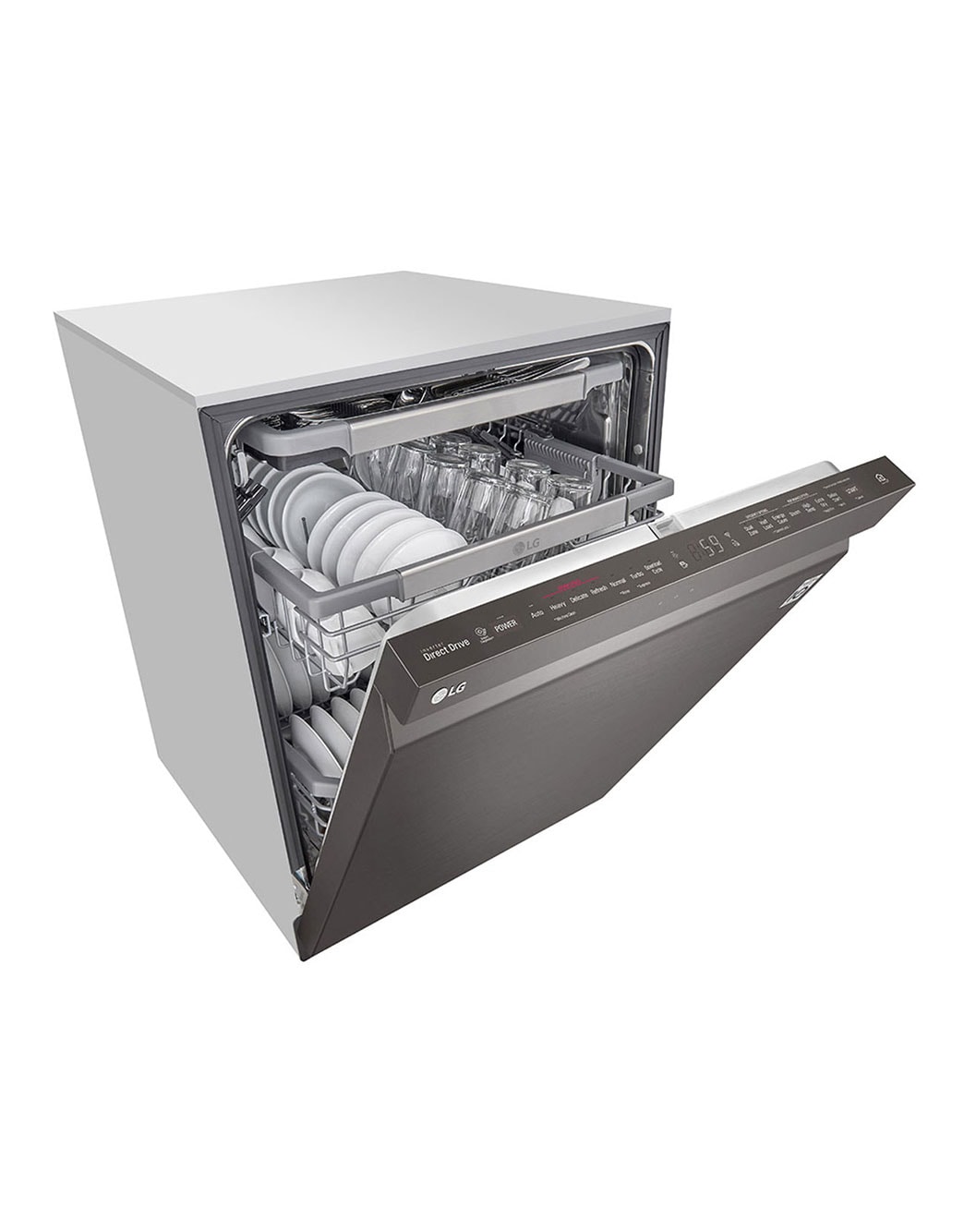 LG LDP7808BD: Top Control Dishwasher with QuadWash™ and TrueSteam® | LG USA