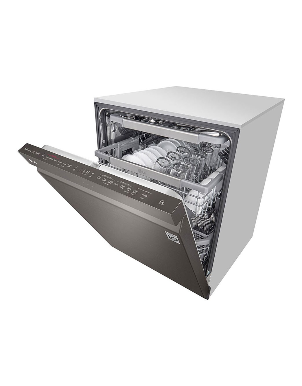 LG LDP7808BD: Top Control Dishwasher with QuadWash™ and TrueSteam® | LG USA