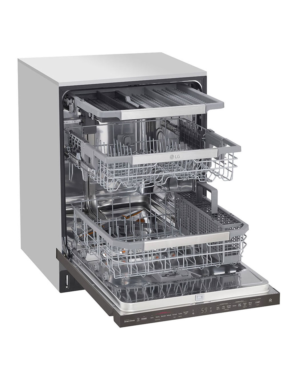 LG LDP7808BD: Top Control Dishwasher with QuadWash™ and TrueSteam® | LG USA
