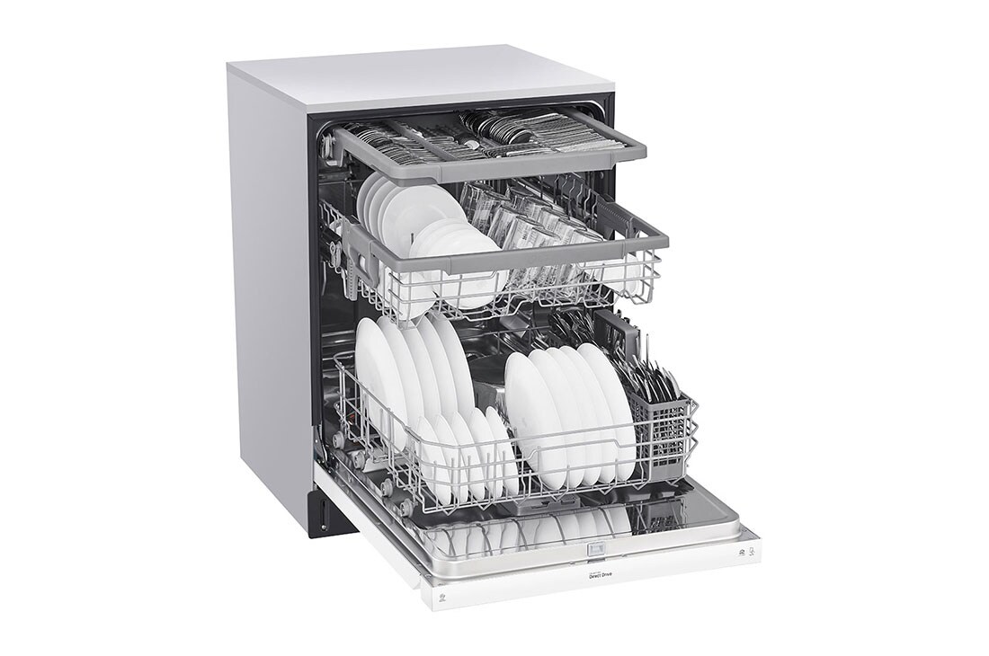LG LDFN4542W: Front Control Dishwasher with QuadWash™ and 3rd Rack | LG USA