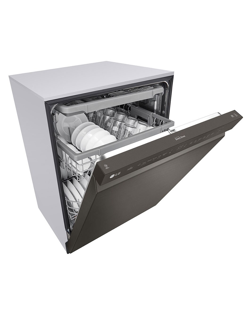 LG LDFN4542D: Front Control Dishwasher with QuadWash™ and 3rd Rack | LG USA