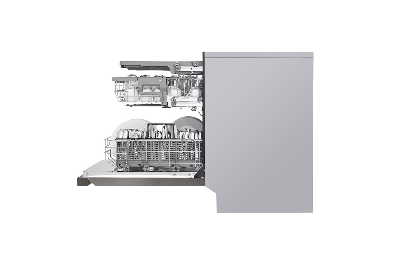 LG LDFN4542D: Front Control Dishwasher with QuadWash™ and 3rd Rack | LG USA