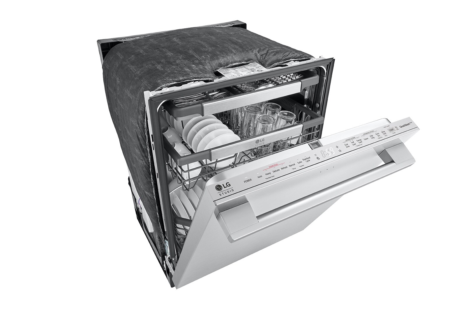 LG STUDIO Top Control Smart Dishwasher with QuadWash™ and TrueSteam ...