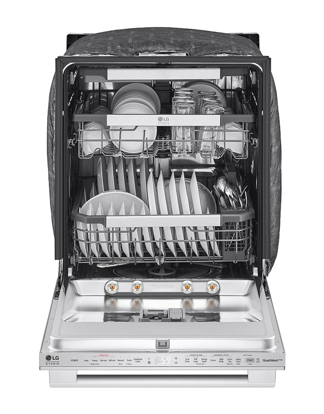 LG STUDIO Top Control Smart Dishwasher with QuadWash™ and TrueSteam ...