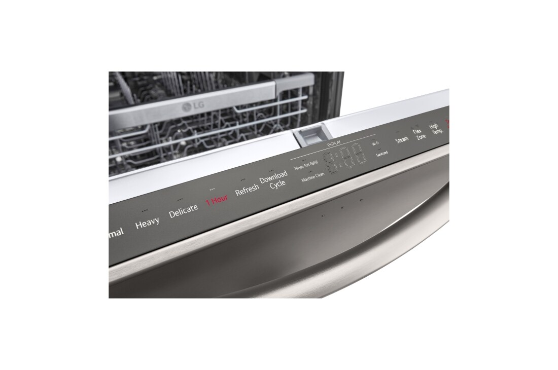 LG Smart Top Control Dishwasher with 1-Hour Wash & Dry, QuadWash® Pro ...