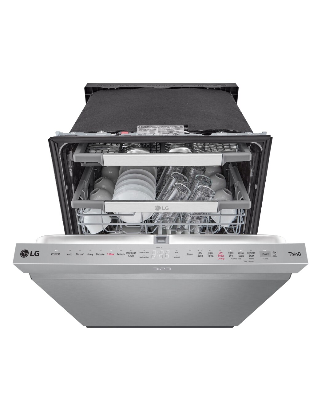 LG Smart Top Control Dishwasher with 1-Hour Wash & Dry, QuadWash® Pro ...