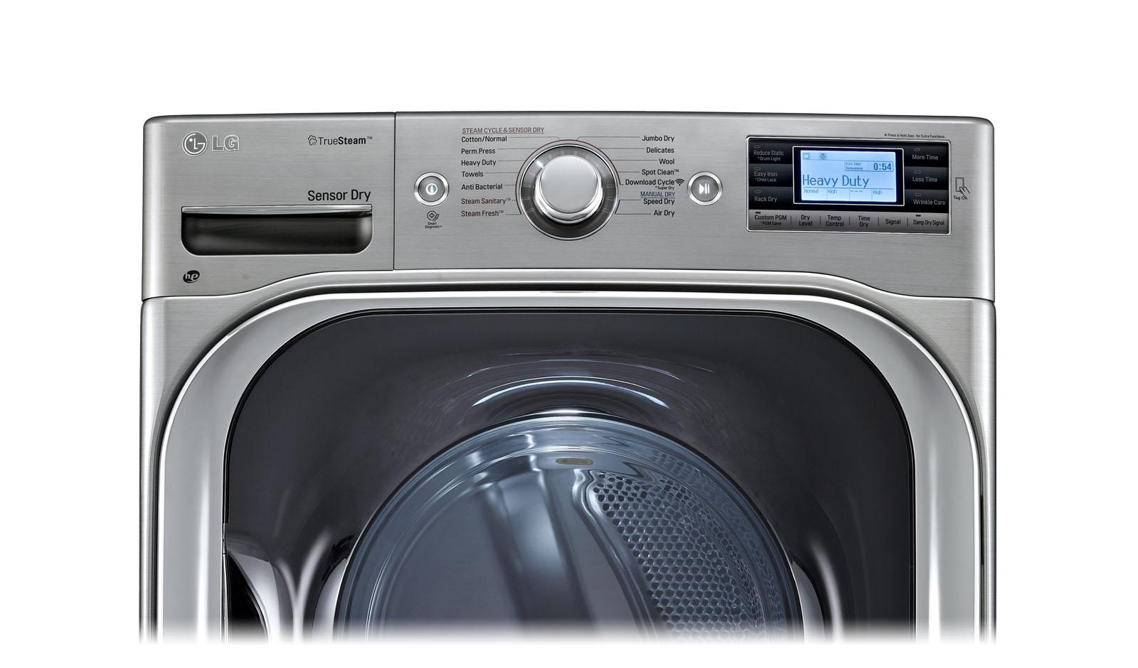 LG DLEX8500V: Mega Capacity High Efficiency Steam Dryer | LG USA