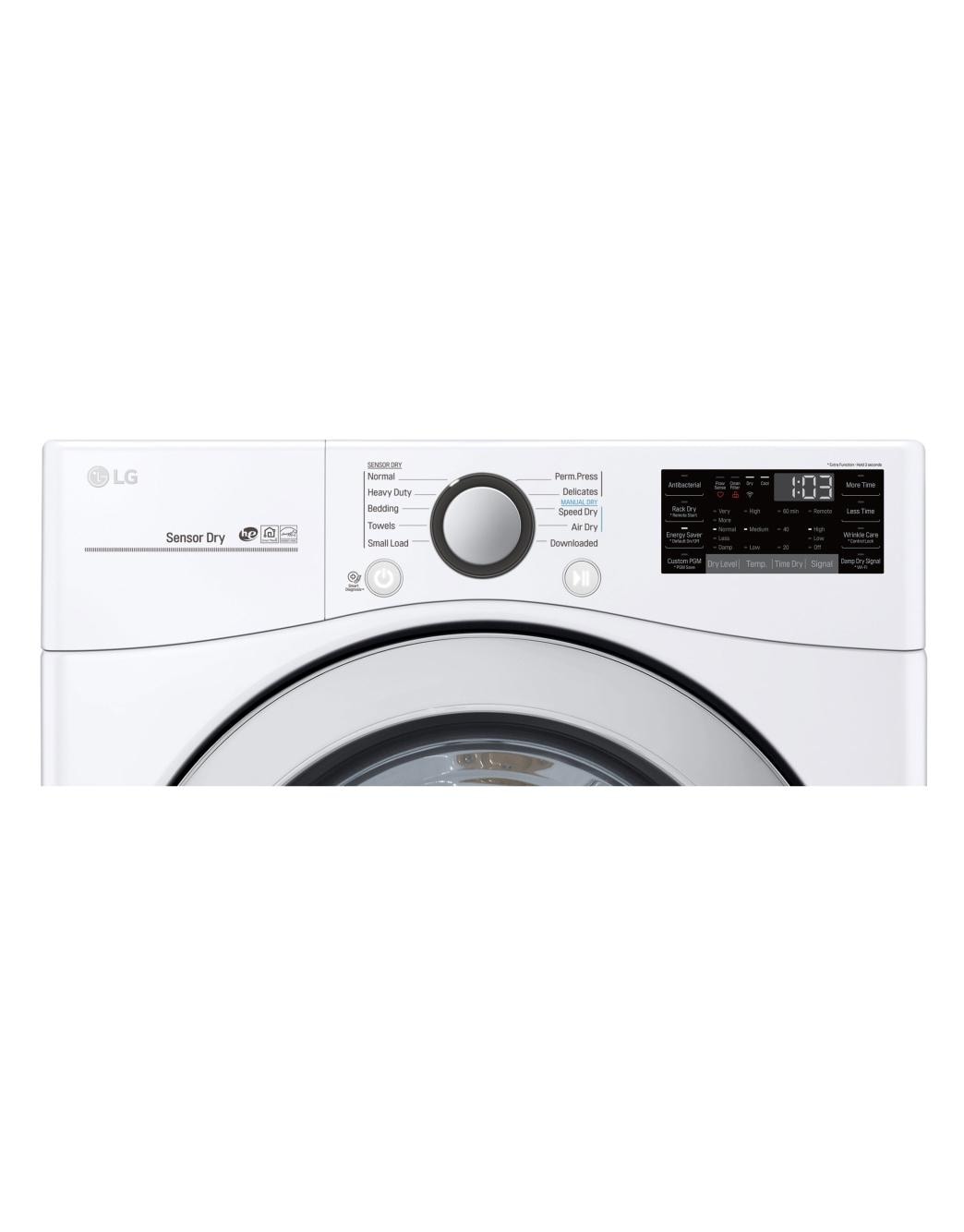 LG DLE3500W: 7.4 cu. ft. Ultra Large Capacity Electric Dryer | LG USA