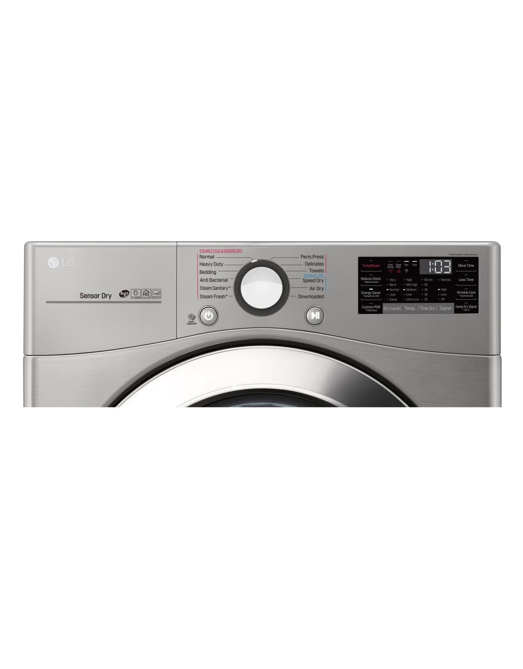 LG DLEX3700V: 7.4 cu. ft. Ultra Large Capacity SteamDryer™ | LG USA