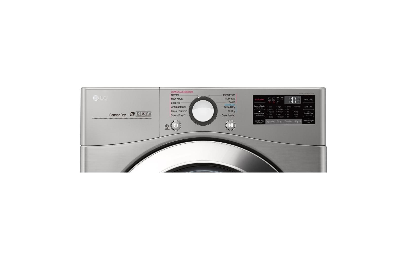 LG DLEX3700V: 7.4 cu. ft. Ultra Large Capacity SteamDryer™ | LG USA