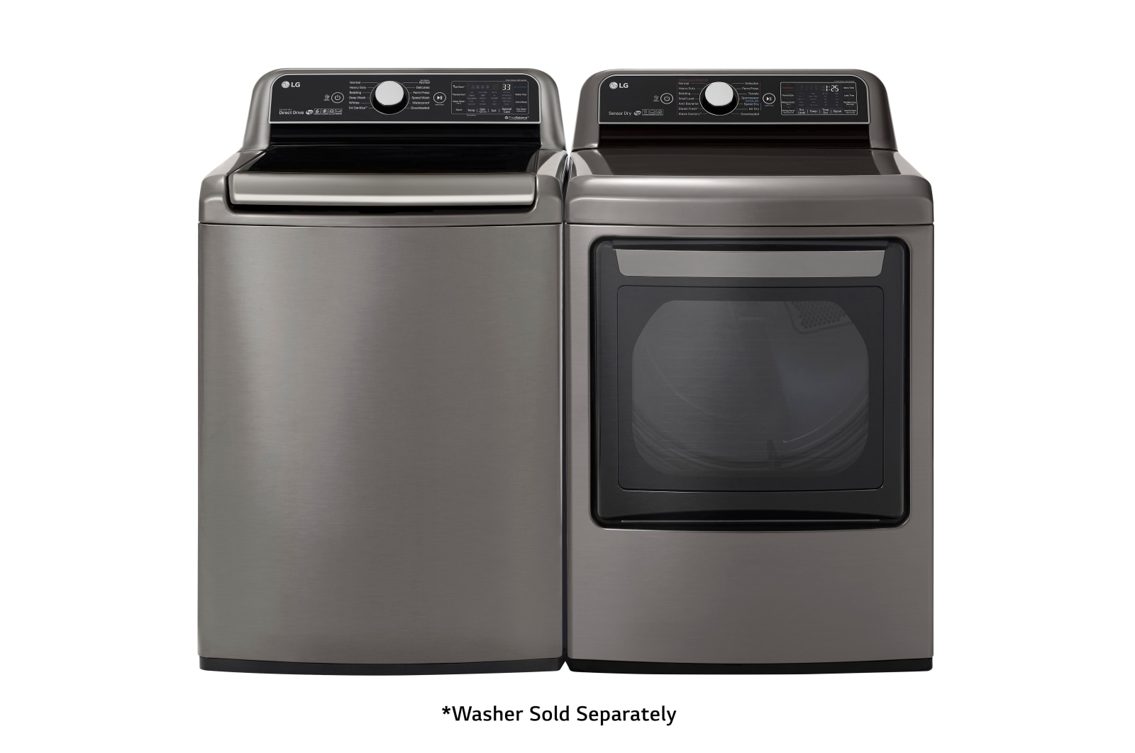 LG DLEX7800VE: 7.3 cu.ft. Electric Dryer with TurboSteam™ Technology ...