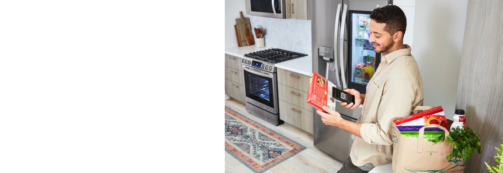 LG 2.0 cu. ft. Smart Wi-Fi Enabled Over-the-Range Microwave Oven with ...