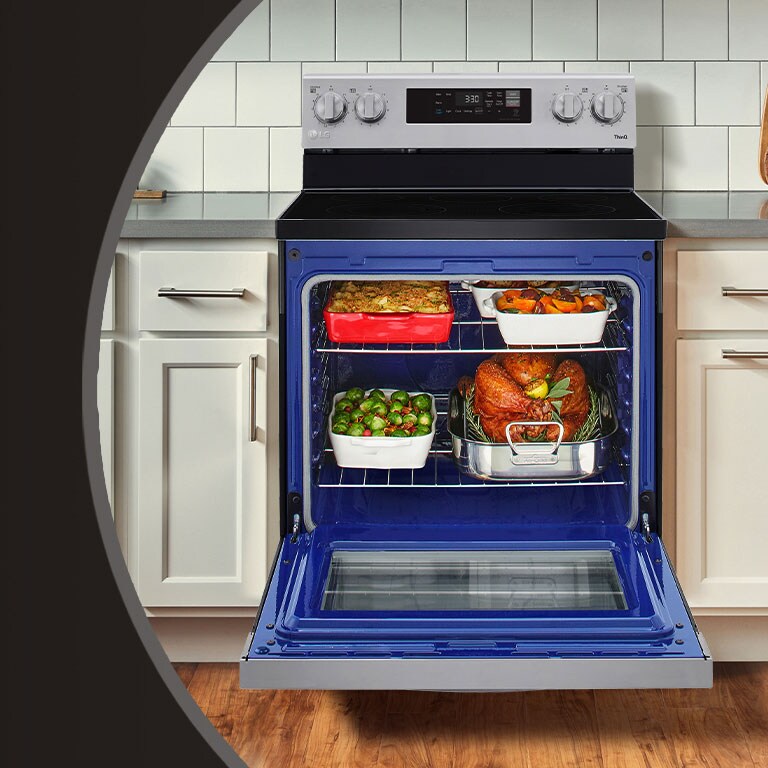 LG LREL6321S: 6.3 cu ft. Smart wi-fi Enabled Electric Single Oven Range ...