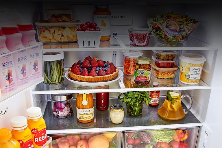 LG 27 cu. ft. Smart Counter-Depth MAX ™ French Door Refrigerator ...