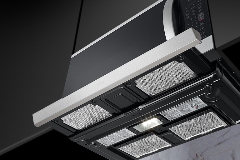 LG 2.1 cu. ft. Smart Wi-Fi Enabled Over-the-Range Microwave Oven with ...