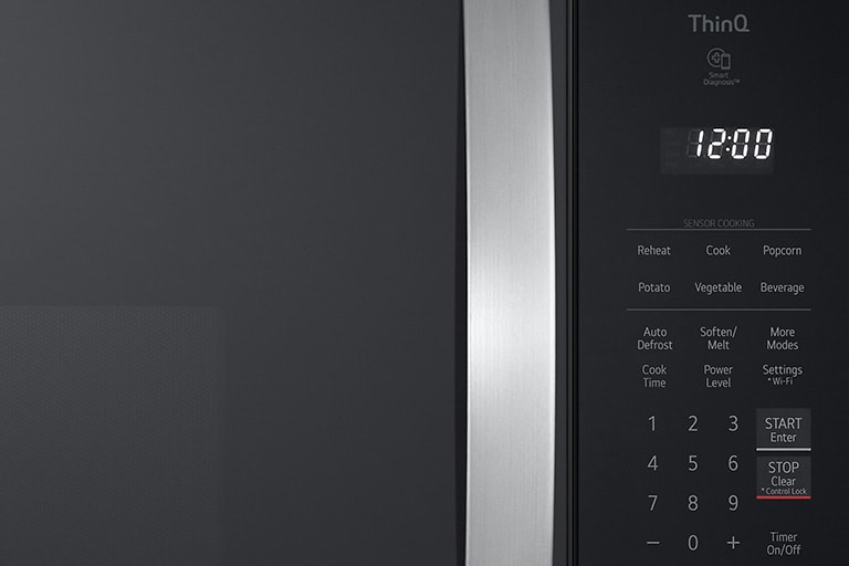 LG 2.1 cu. ft. Smart Over-the-Range Microwave with ExtendaVent® 2.0 ...