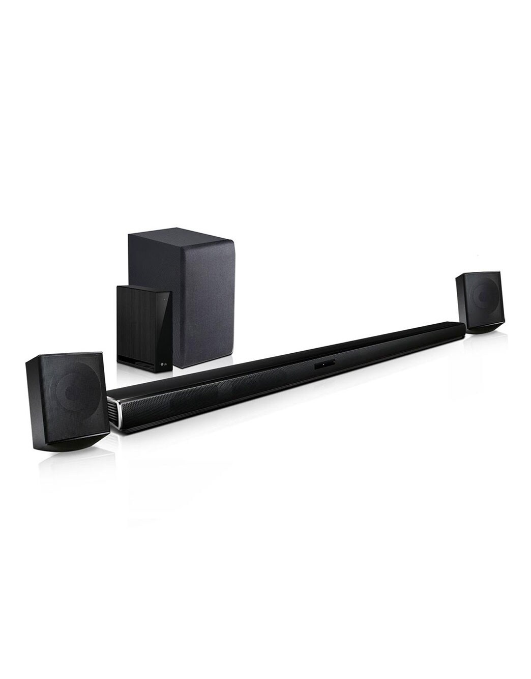 LG LASC58R: 4.1 ch Sound Bar Surround System with Wireless Surround ...