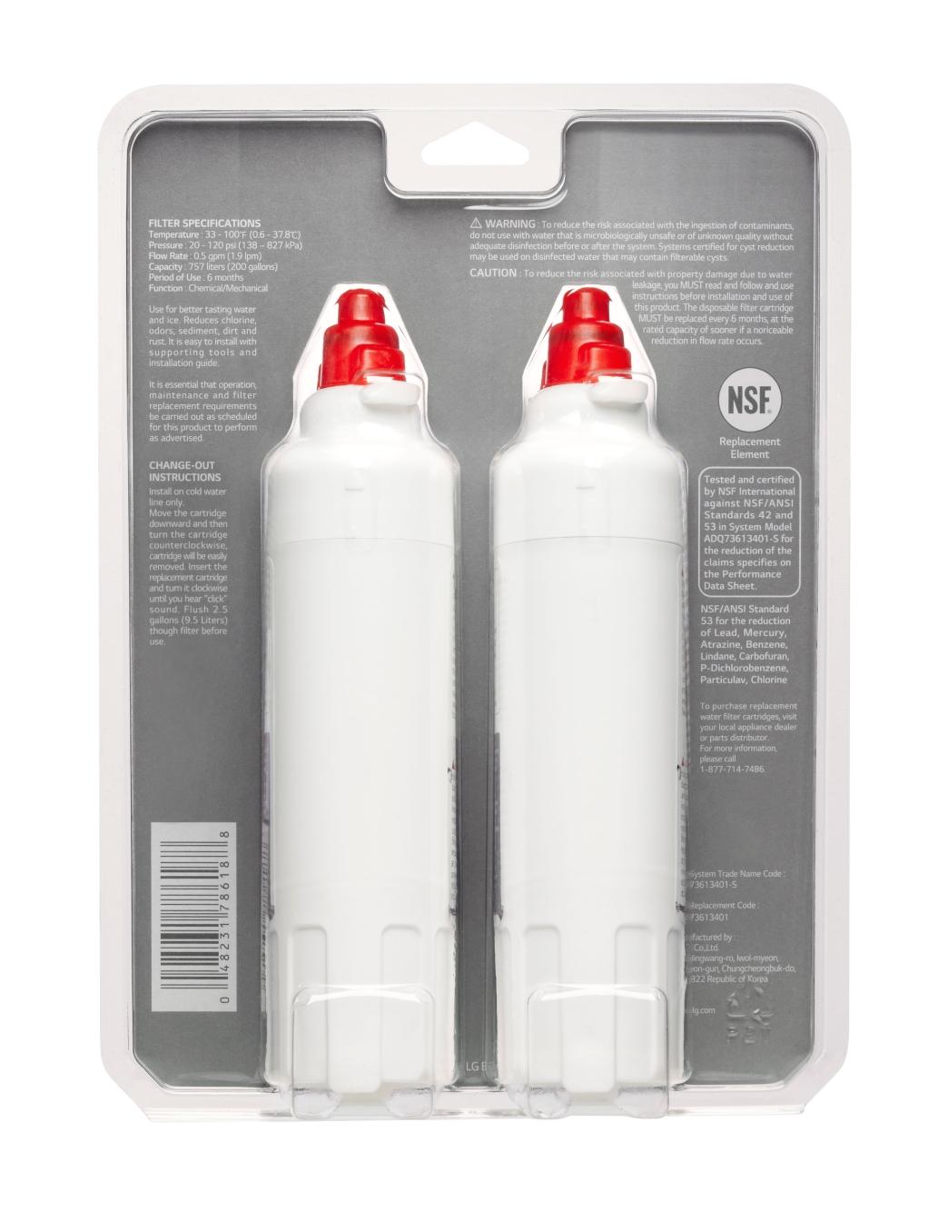 LG LT800PCS: Replacement Refrigerator Water Filter | LG USA