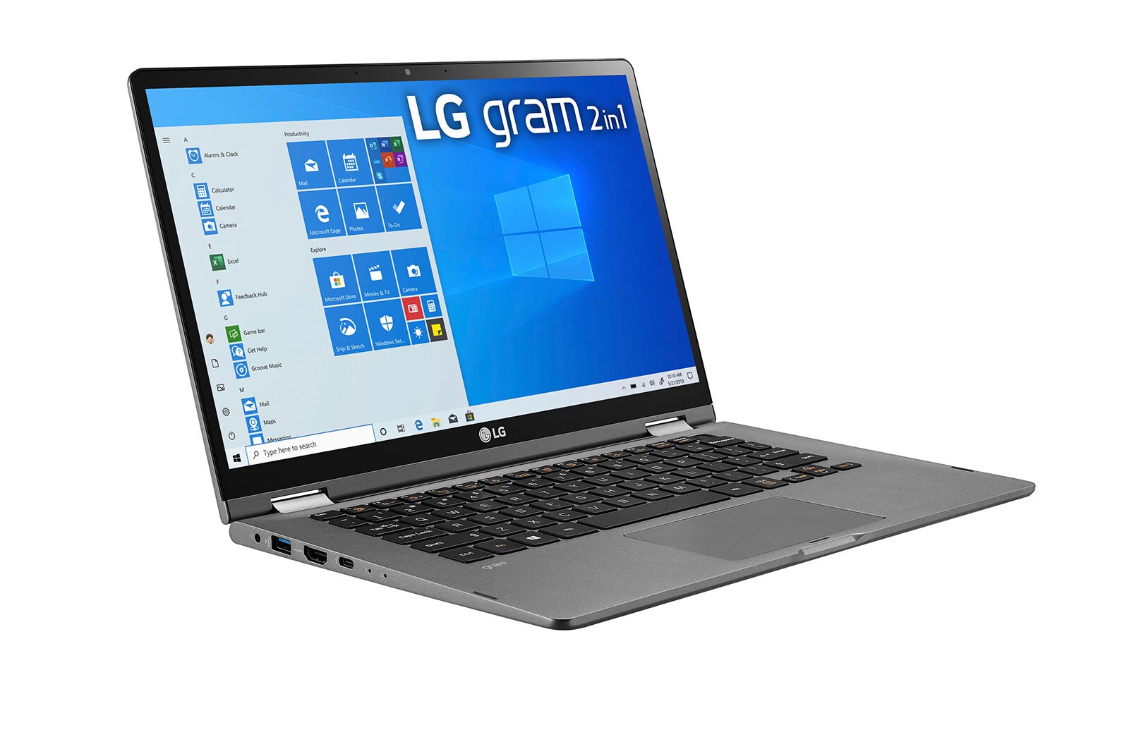 LG gram 14'' i7 Processor 2-in-1 Ultra-Lightweight Laptop (14T90N-R ...