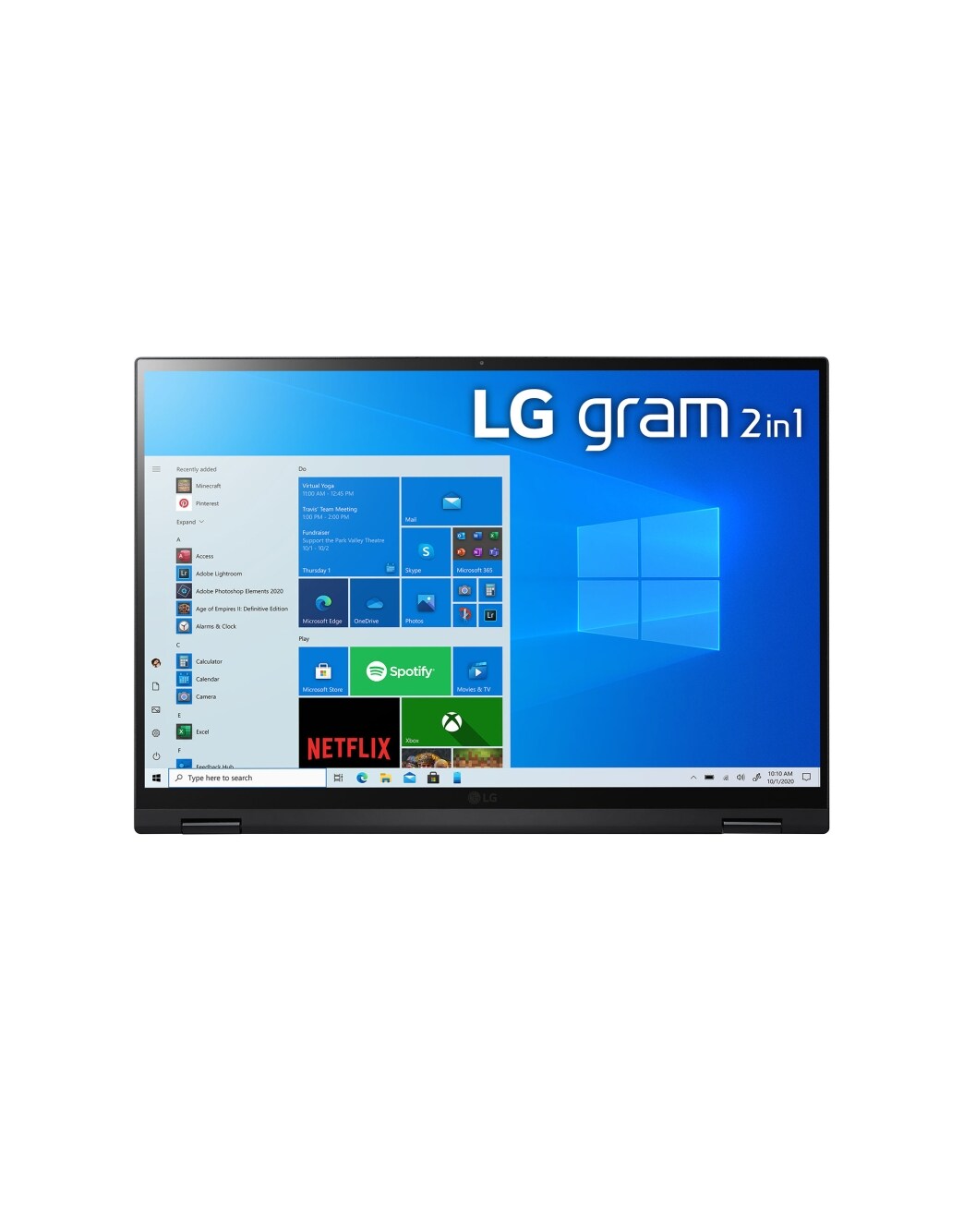 LG gram 16'' 2-in-1 Ultra-Lightweight Laptop with Intel® Evo 11th Gen ...