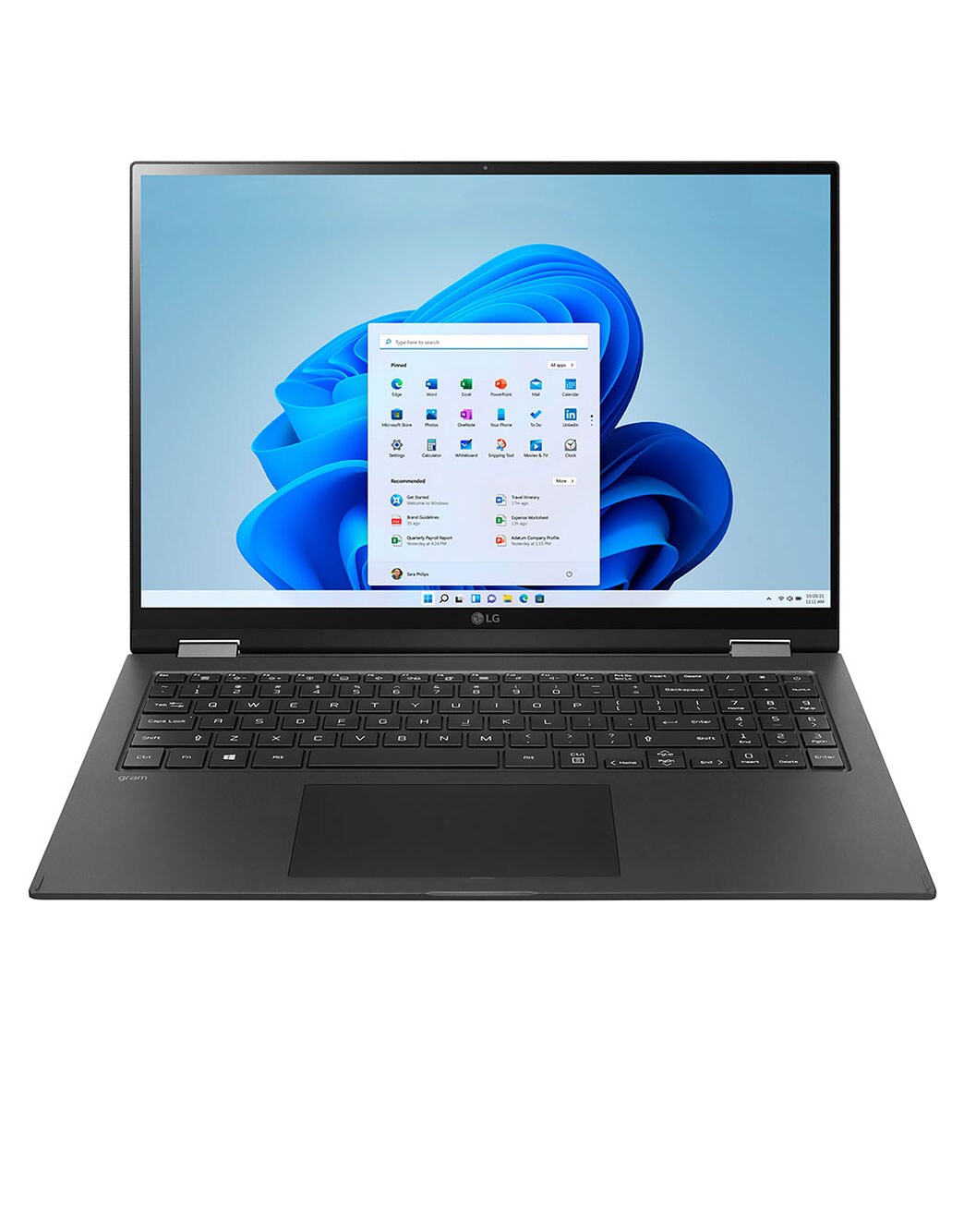 LG gram 16'' 2-in-1 Ultra-Lightweight Laptop with Intel® Evo 11th Gen ...