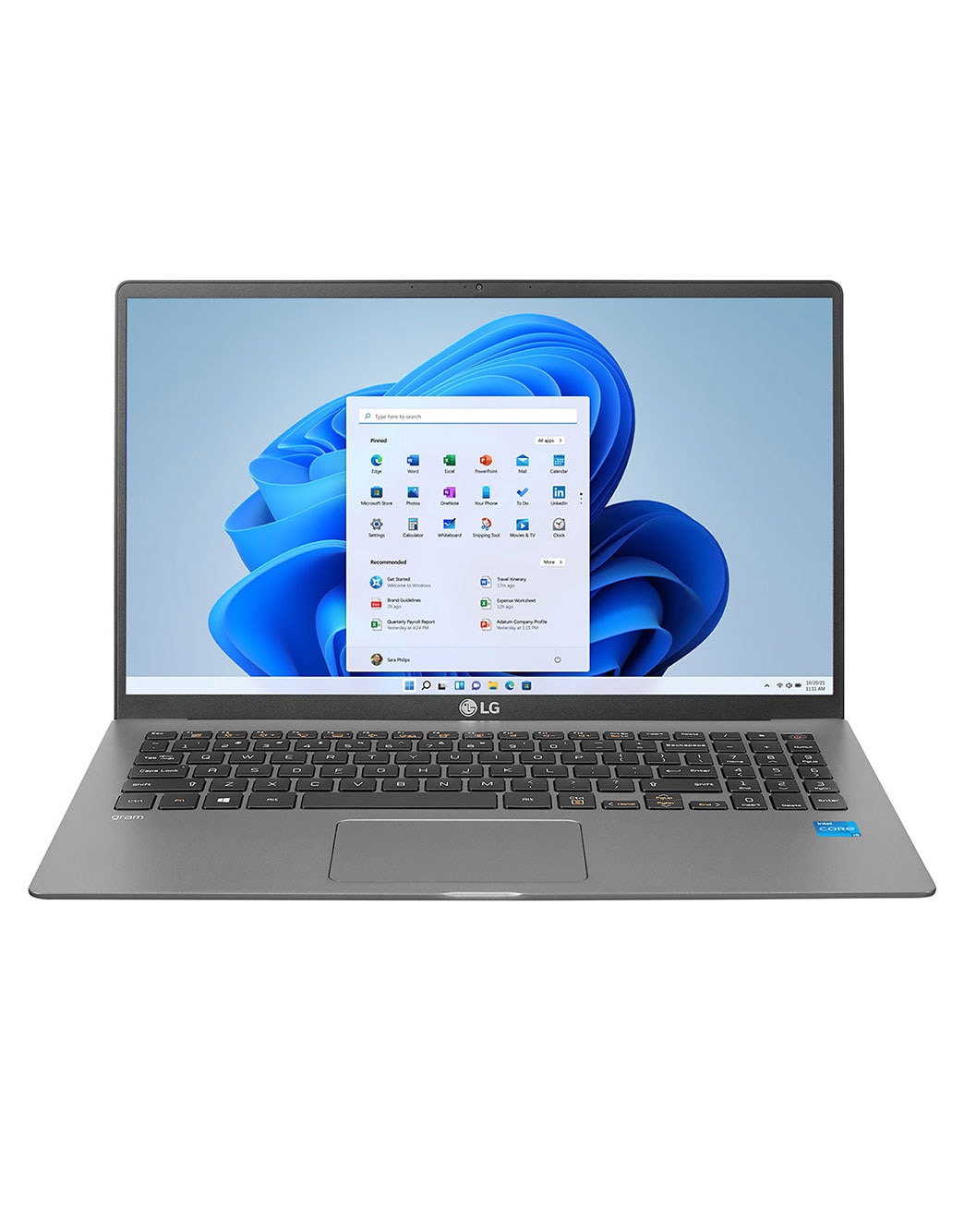 LG gram 15” Ultra-Lightweight and Slim Laptop with 11th Gen Intel® Core ...