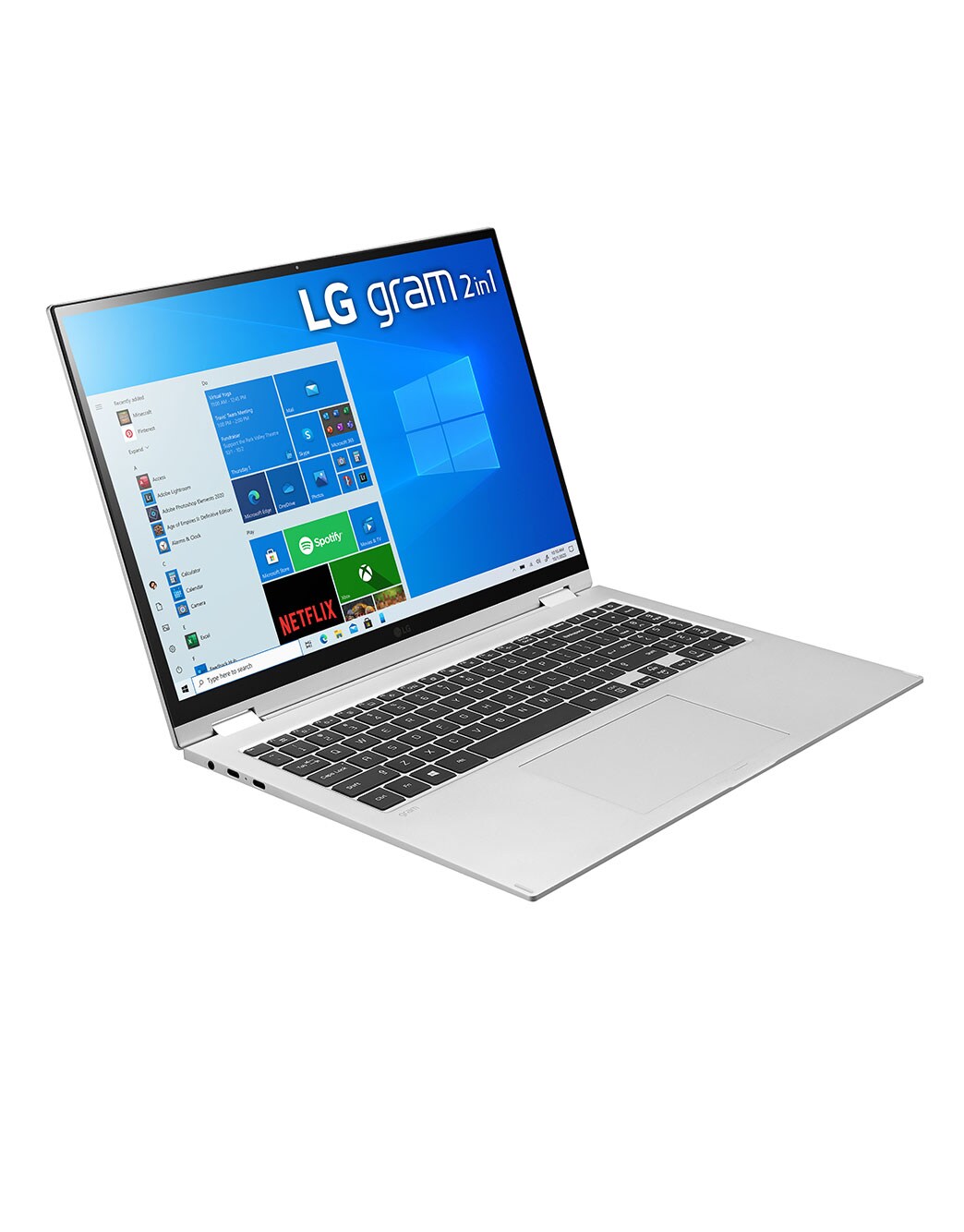 LG gram 16'' 2-in-1 Ultra-Lightweight Laptop with Intel® Evo 11th Gen ...