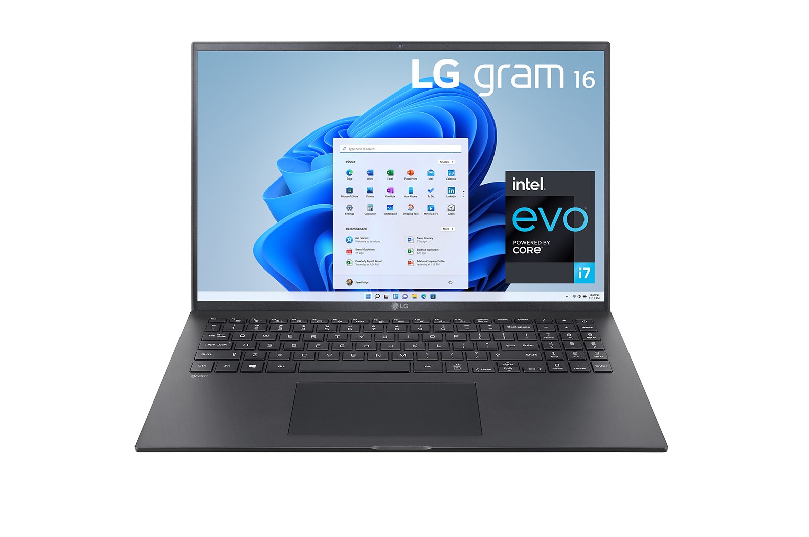 LG gram 16” Ultra-Lightweight and Slim Laptop with Intel® Evo 11th Gen ...