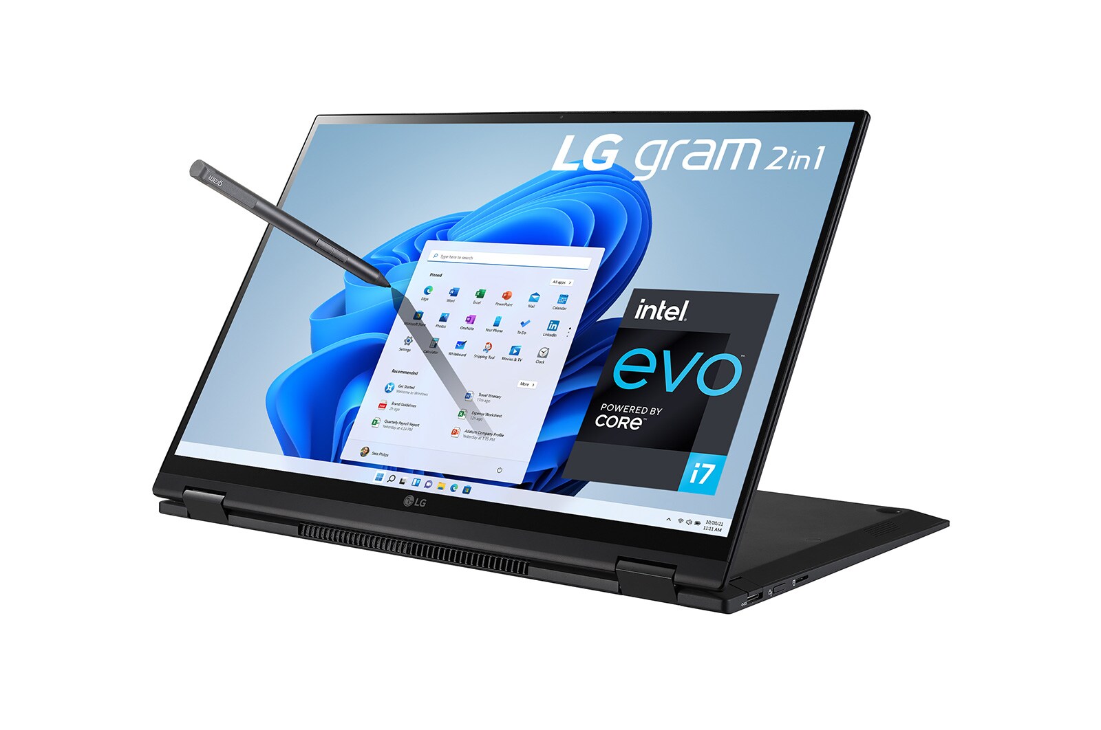LG gram 16'' 2-in-1 Ultra-Lightweight Laptop with Intel® Evo 11th Gen ...