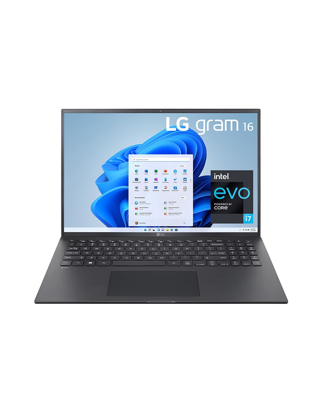 LG gram 16” Ultra-Lightweight and Slim Laptop with Intel® Evo 11th Gen ...