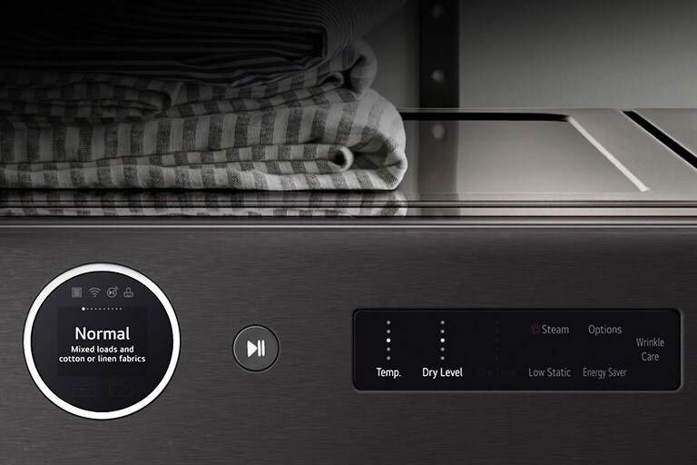 LG 7.4 cu. ft. Ultra Large Capacity Smart Front Load Dryer with Built ...