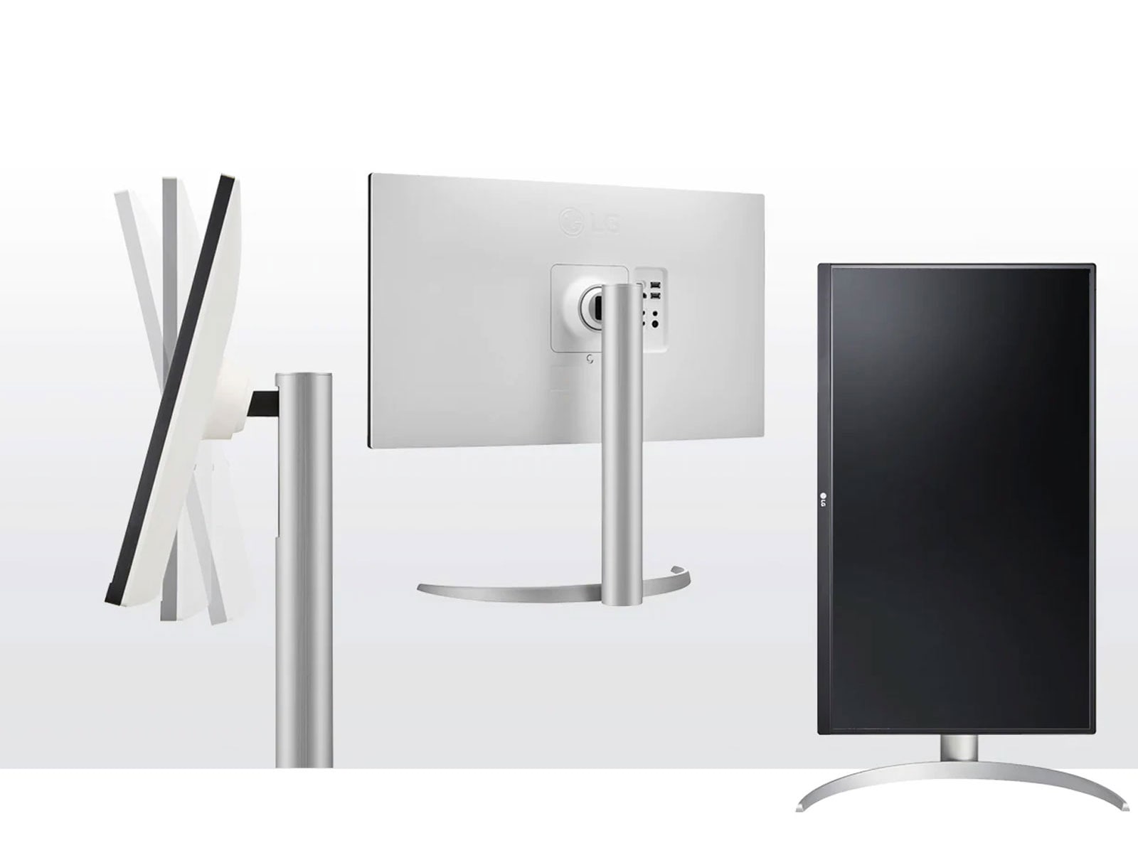 LG 27” 4K UHD DisplayHDR™ 400 IPS Monitor with USB Type-C™ (27UP80B-W ...