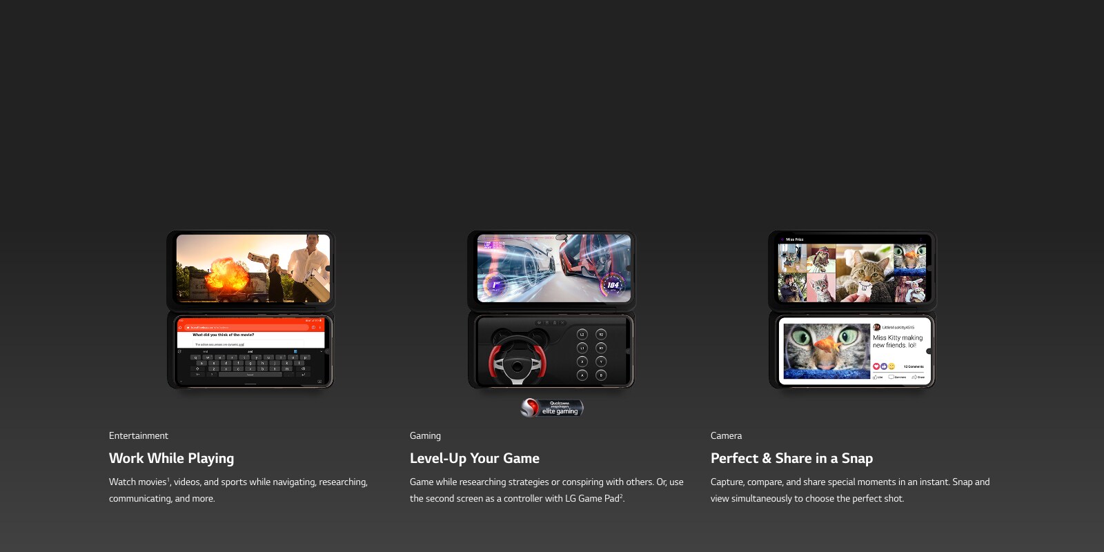 LG Dual Screen™ for LG V60 ThinQ™ 5G (LMV605NAUSATB) | LG USA