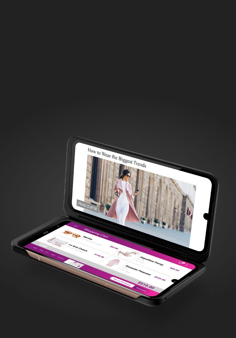 LG Dual Screen™ for LG V60 ThinQ™ 5G (LMV605NAUSATB) | LG USA