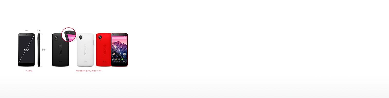 LG Nexus 5 Smartphone in Red: Made For What Matters | LG USA