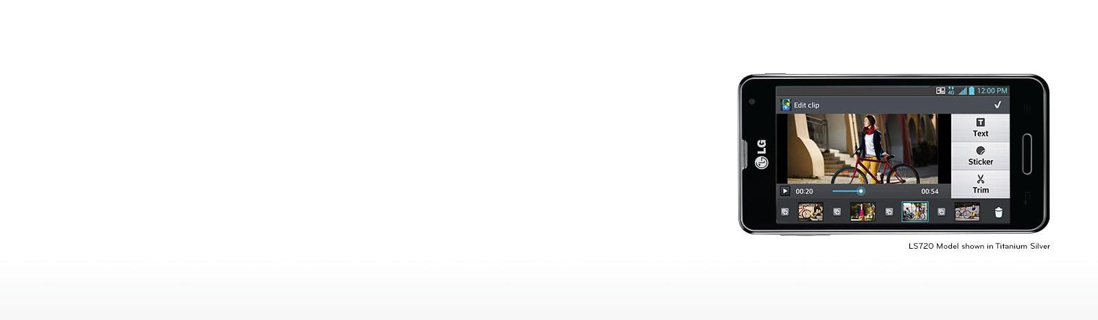 LG LS720 TITANIUM SILVER: Optimus F3 | LG USA