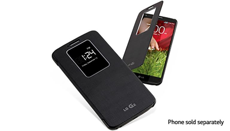 QuickWindow™ the Convenient Folio Case in Black | LG USA