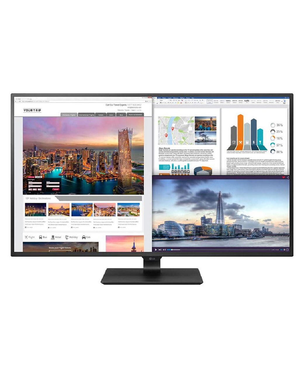 LG 43'' Class 4K UHD IPS LED Monitor (42.5'' Diagonal) (43UD79-B) | LG USA