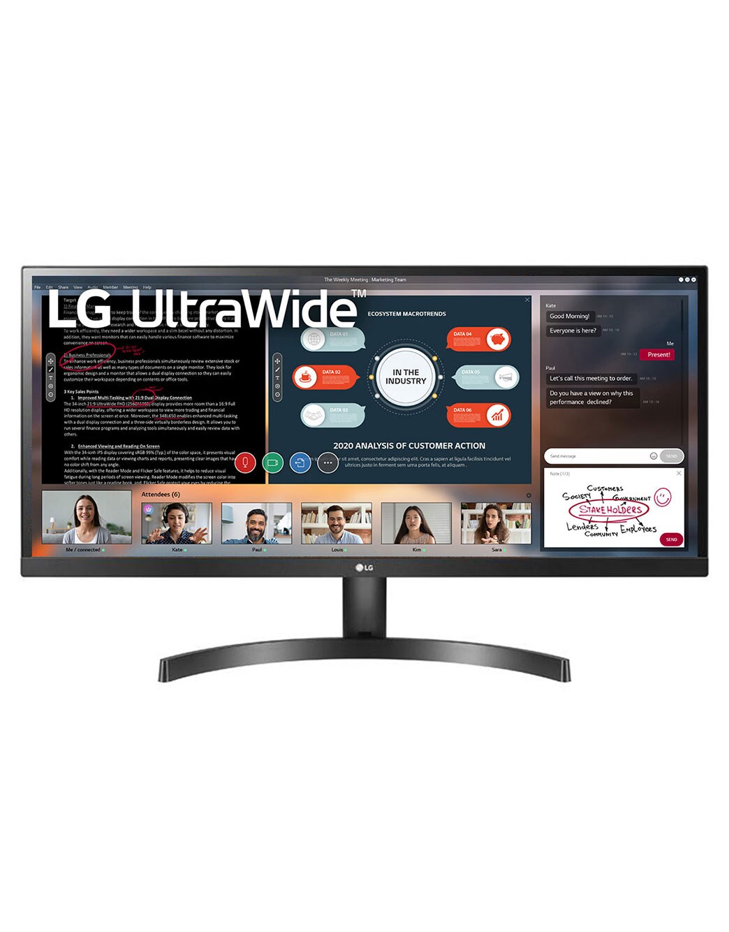 LG 29WK50S-P: 29 Inch Class 21:9 UltraWide® Full HD IPS LED Monitor ...