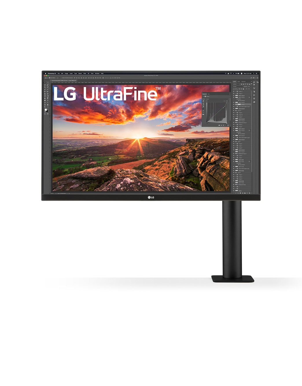 LG 27'' UltraFine UHD IPS USB-C HDR Monitor with Ergo Stand (27UN880-B ...