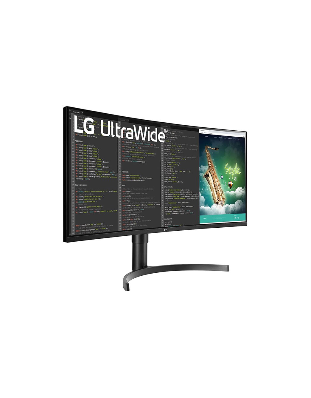 LG 35'' Curved UltraWide QHD HDR Monitor with FreeSync™ (35WN65C-B ...