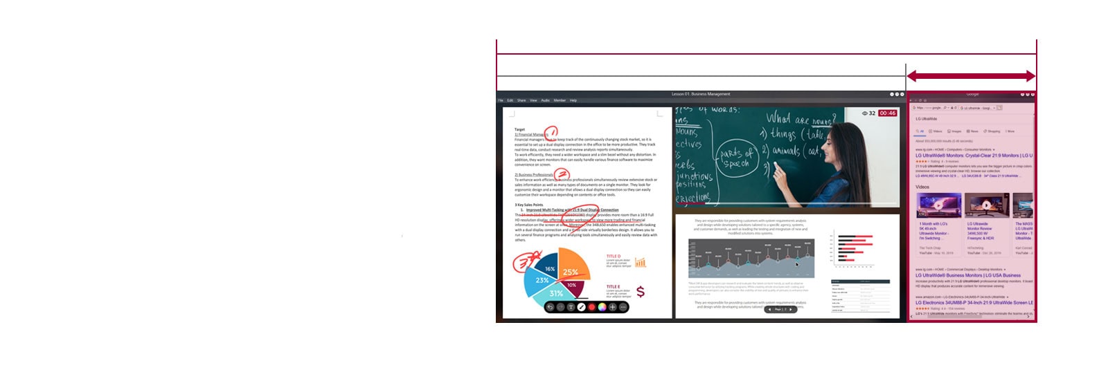 LG 29'' UltraWide FHD HDR Monitor with FreeSync™ (29WP50S-W) | LG USA