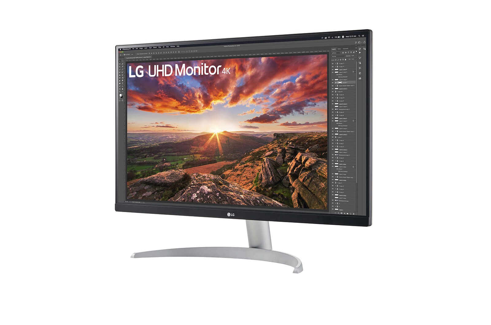 LG 27” IPS 4K UHD Monitor with VESA DisplayHDR 400 (27UP600-W) | LG USA